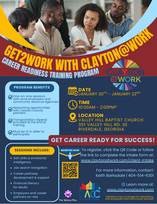 Clayton@Work - Workforce Development for Clayton County